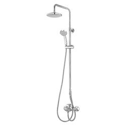 KOHLER 科勒 齐悦 K-99741T-C9-CP 三出水恒温淋浴柱多少钱-什么值得买