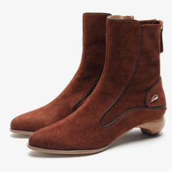 AJOY SAHU 417K12102 女士中筒靴多少钱-什么值得买