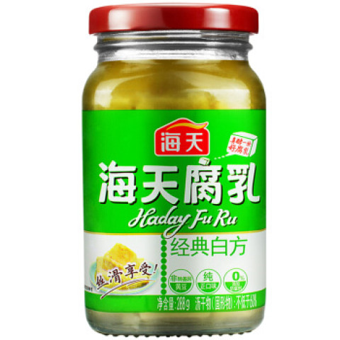 海天 广式腐乳 经典白方原味 288g 中华老字号-什么值得买