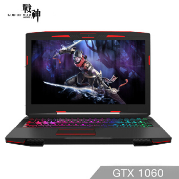 Hasee 神舟 战神Z7-KP7GH 15.6英寸游戏本笔记本（i7-8750H、8GB、256GB+1TB、GTX1060 6G、RGB ...