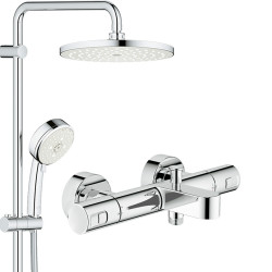 【省220元】GROHE 高仪 27394002+34598000 恒温花洒套装 多少钱-什么值得买