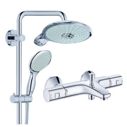 GROHE 高仪 34598000+27911000 恒温淋浴手持花洒套装 多少钱-什么值得买