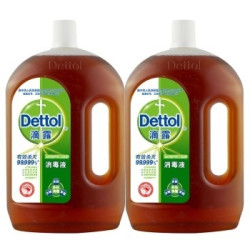 Dettol 滴露 消毒液 1.8L*2瓶 *2件+浴室喷雾 50ml+除菌液180ml*2+洗衣袋三件套多少钱-什么值得买