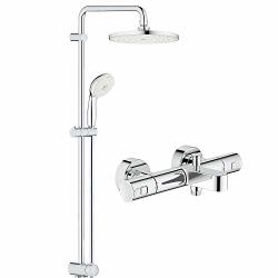 【省506元】GROHE 高仪 34337000+26452001 欧洲原装进口恒温花洒套装多少钱-什么值得买