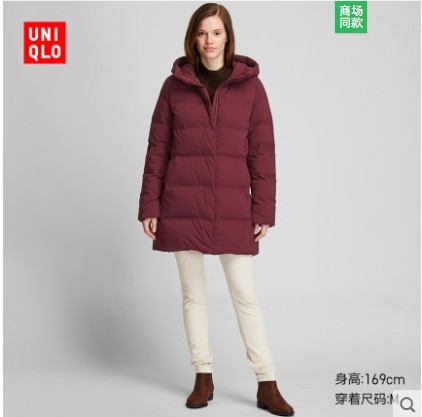 UNIQLO 优衣库 420252 女士无缝羽绒大衣-什么值得买