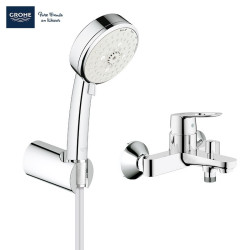 【省267元】GROHE 高仪 23355000+26176000 淋浴花洒套装 带下出水多少钱-什么值得买