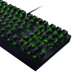 雷蛇键盘_RAZER 雷蛇 黑寡妇蜘蛛 X 竞技版 87键 有线机械键盘键盘 黑色 雷蛇绿轴 单光多少钱-什么值得买