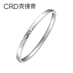 【省937元】CRD 克徕帝 铂金Pt950正品女士简约时尚贵妃手镯多少钱-什么值得买