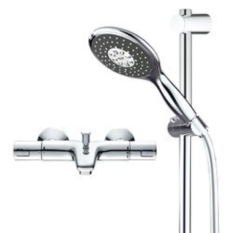 【省551元】GROHE 高仪 26112000+34598000 恒温带下出水淋浴花洒套装-什么值得买