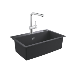 【省540元】GROHE 高仪 31506SD0/31393000 花岗岩洗菜盆水槽 单槽套装多少钱-什么值得买