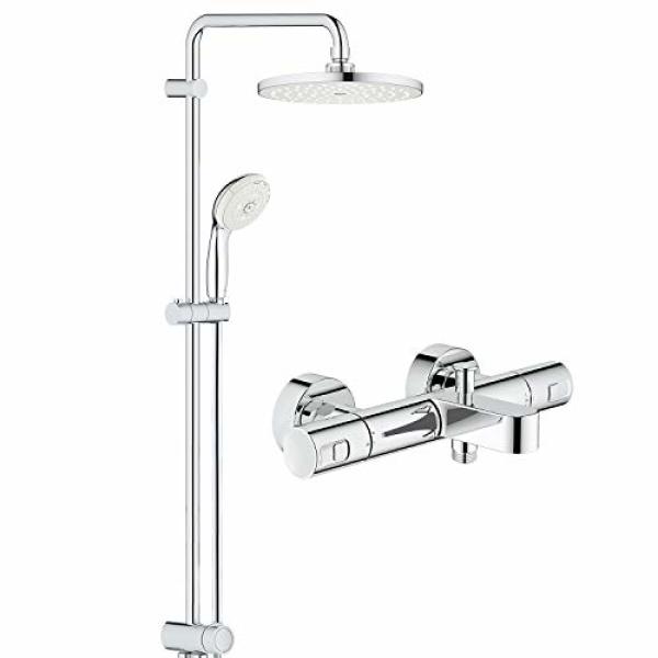GROHE 高仪 34337000+26452001 欧洲原装进口恒温花洒套装【报价 价格 评测 怎么样】 -什么值得买