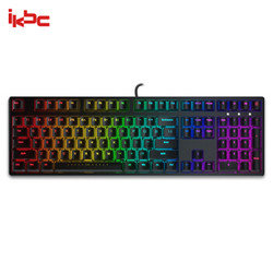 ikbc键盘_ikbc F410 108键 RGB幻彩背光机械键盘 黑色茶轴多少钱-什么值得买