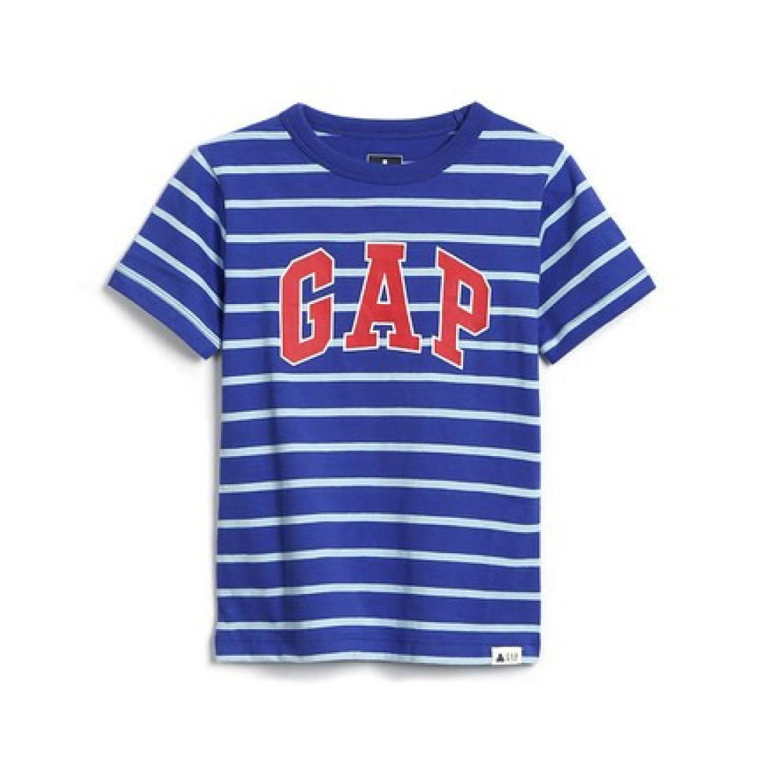 Gap男幼童纯棉LOGO短袖T恤开箱分享_T恤/POLO衫_什么值得买
