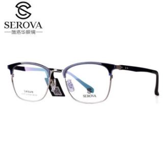 SEROVA 施洛华 SL157 黑色枪色 C10 单镜框【报价 价格 评测 怎么样】 -什么值得买