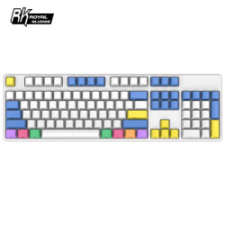 笔记本键盘_RK K104plus机械键盘三模办公键盘104键银色红轴 *2件多少钱-什么值得买