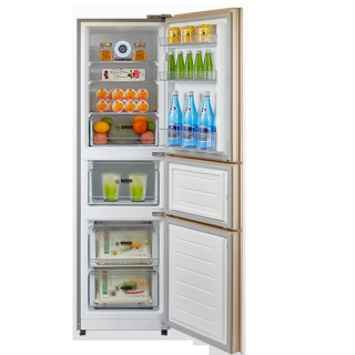 Midea 美的 BCD-215WTM(E) 风冷三门式冰箱 215L 阳光米【报价 价格 评测 怎么样】 -什么值得买