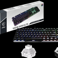 微星VIGOR GK50Z V2游戏机械键盘评测：外观功能全面升级_键盘_什么值得买