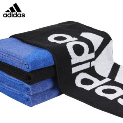 阿迪达斯 Adidas 运动毛巾纯棉柔软吸汗健身跑步擦汗巾 加长 黑色 DH2860多少钱-什么值得买
