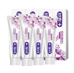 舒克牙膏_舒客舒克防蛀固齿牙膏家庭装家用美白去黄去渍口气清新140g*4正品多少钱-什么值得买