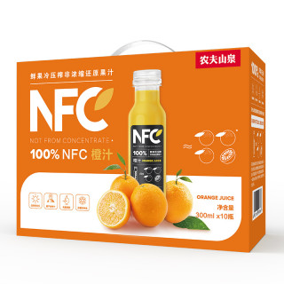 NONGFU SPRING 农夫山泉 100%NFC 橙汁 300ml*10瓶【报价 价格 评测 怎么样】 -什么值得买