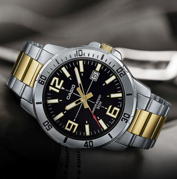 CASIO 卡西欧 MTP-VD01系列 男士石英手表 MTP-VD01SG-9BVUDF【报价 价格 评测 怎么样】 -什么值得买