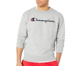 Champion男士卫衣_Champion Powerblend男士纯色圆领套头羊毛卫衣GF88H-Y06794-1IC Oxford ...
