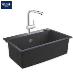 【省570元】厨房水槽_GROHE 高仪 31652AP0+32454000 花岗岩水槽+抽拉龙头多少钱-什么值得买