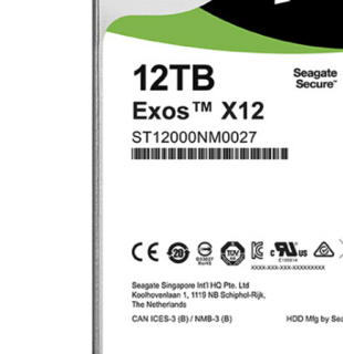SEAGATE 希捷 银河Exos X12系列 3.5英寸企业级硬盘 12TB ST12000NM0027（7200rpm）【报价 价格 评测 ...