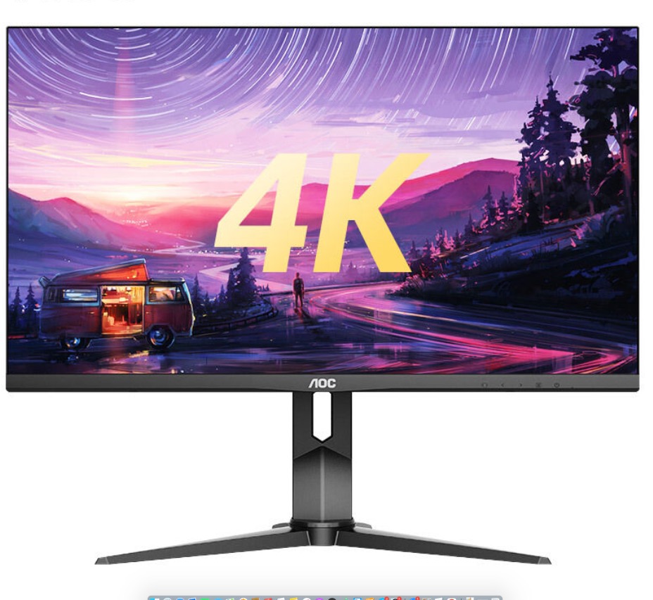 电脑显示器_AOC U28G2U 27英寸显示器-什么值得买