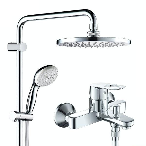 GROHE 高仪 新天瀑淋浴系列 花洒套装 27389002花洒+23355000浴缸龙头【报价 价格 评测 怎么样】 -什么值得买