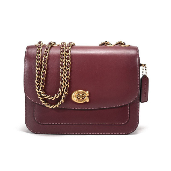 COACH 蔻驰 Madison系列 女士单肩斜挎包 5211 B4 WN 酒红色 中号【报价 价格 评测 怎么样】 -什么值得买