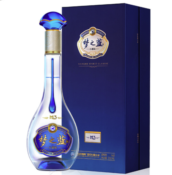 YANGHE 洋河 梦之蓝 M3 水晶版 52%vol 浓香型白酒 550ml*4瓶 整箱装【报价 价格 评测 怎么样】 -什么值得买