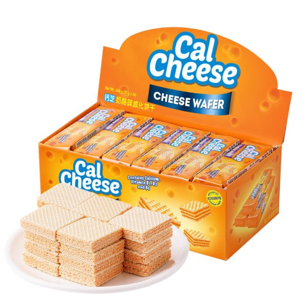 CalCheese 钙芝 威化饼干 奶酪味 648g*2盒【报价 价格 评测 怎么样】 -什么值得买