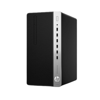 HP 惠普 Prodesk 680 G4 MT 九代酷睿版 商用台式机 黑色 (酷睿i7-9700、核芯显卡、8GB、256GB SSD+ ...