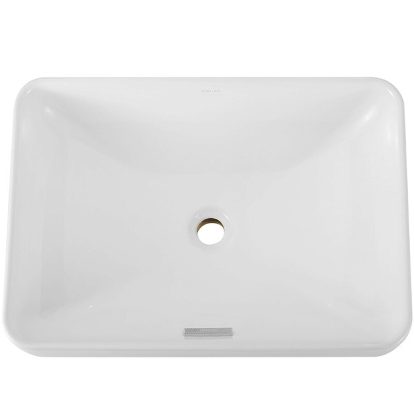 KOHLER 科勒 拂朗系列 K-5373T-0 长方形陶瓷台上盆【报价 价格 评测 怎么样】 -什么值得买