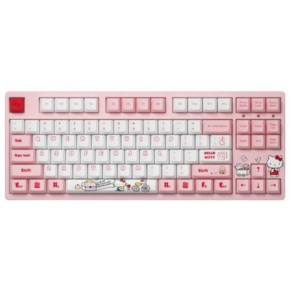 Akko 艾酷 3087 V2 87键 有线机械键盘 Hello Kitty Cherry茶轴 无光【报价 价格 评测 怎么样】 -什么值得买