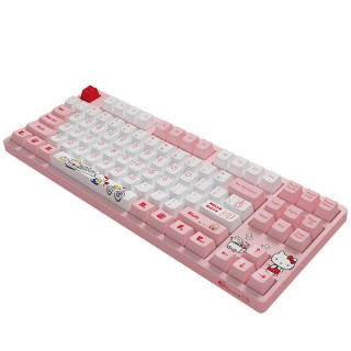 Akko 艾酷 3087 V2 87键 有线机械键盘 Hello Kitty Cherry茶轴 无光【报价 价格 评测 怎么样】 -什么值得买