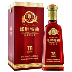 【省32.05元】浓香型白酒_LANGJIU 郎酒 郎牌特曲 T8 50%vol 浓香型白酒 500ml多少钱-什么值得买
