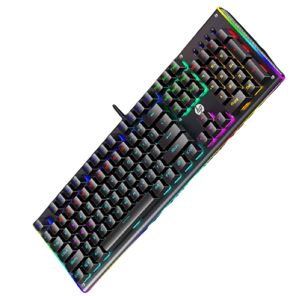 HP 惠普 GK600F 104键 有线机械键盘 黑色 国产茶轴 混光【报价 价格 评测 怎么样】 -什么值得买