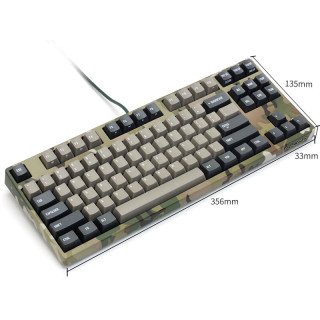 FILCO 斐尔可 87键圣手二代 FKBN87M/EMR2 87键 有线机械键盘 正刻 迷彩色 Cherry茶轴 无光【报价 价格 评测 ...