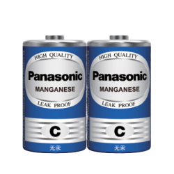 松下电池_Panasonic 松下 碳性2号C型干电池 2节 R14NU/2SC多少钱-什么值得买