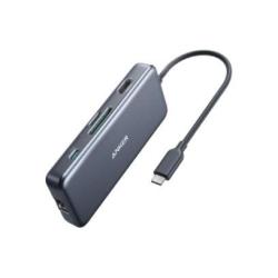安克接口转换器_Anker 安克 A8352 PD快充 扩展坞 七合一 0.19m 灰色多少钱-什么值得买