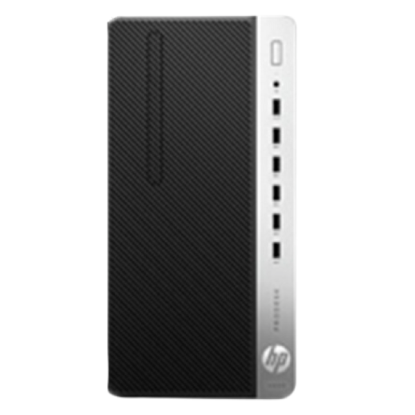 HP 惠普 Prodesk 680 G4 MT 九代酷睿版 商用台式机 黑色 (酷睿i7-9700、核芯显卡、8GB、256GB SSD+ ...