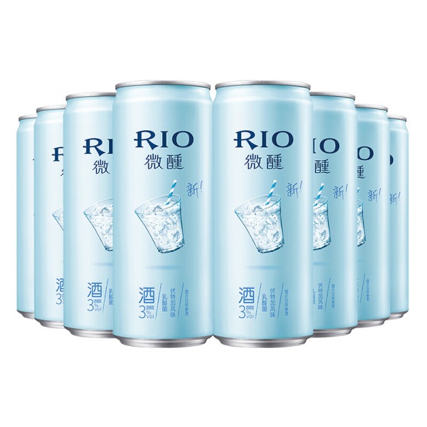 RIO 锐澳 微醺 鸡尾酒 乳酸菌伏特加风味 330ml*8罐【报价 价格 评测 怎么样】 -什么值得买