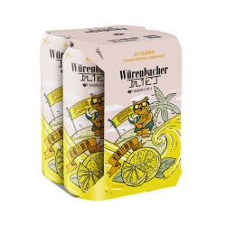 瓦伦丁啤酒_Würenbacher 瓦伦丁 Wurenbacher） 柠檬汁啤酒 500ml*4听多少钱-什么值得买