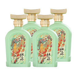 杜康白酒_杜康 白酒麒麟献福500ml*4瓶 52度浓香型酒 纯粮酒水节日送礼 52度 500mL 4瓶 整箱装多少钱-什么值得买