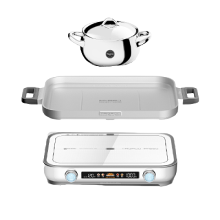 Taigroo 钛古电器 IH-BBQ 多用途锅 珍珠白【报价 价格 评测 怎么样】 -什么值得买