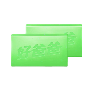 Kispa 好爸爸 天然亲肤粒子皂 210g*2块【报价 价格 评测 怎么样】 -什么值得买