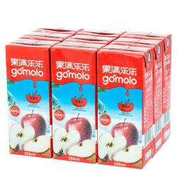 果满乐乐果汁饮料_gomolo 果满乐乐 地中海塞浦路斯进口 果满乐乐（gomolo）100%苹果汁 小瓶装纯果汁饮料 250ml*9盒多少钱 ...
