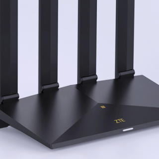 ZTE 中兴 AX3000 Pro 双频3000Mbps 家用千兆Mesh无线路由器 Wi-Fi 6 单个装 黑色【报价 价格 评测 怎么样 ...